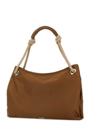 Prada Womens Caramel Fabric Shopping Bag Brandy Borse A Mano