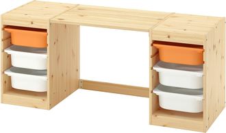 IKEA TROFAST Schreibtisch mit Boxen