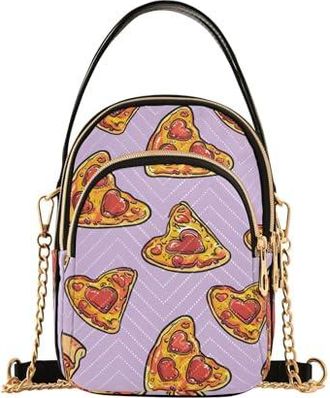 Mnsruu Sac à bandoulière pour femme en forme de coeur avec bandoulière réglable