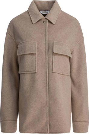 Semper Hemdjacke mit Klappentasche - Nude