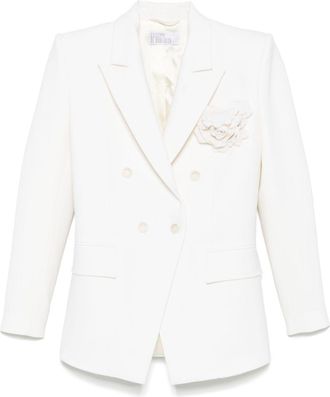 Giuseppe Di Morabito Sakko mit Anstecknadel - Weiß