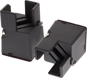 NUOBESTY Verstellbare M&ouml;belerh&ouml;hung f&uuml;r Sofabeine und Bettbeine 5cm Hohe Betth&ouml;her aus Robustem Material mit Klemme f&uuml;r M&ouml;bel bis 42mm rutschfest Schwere Beans