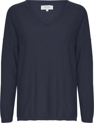 Part Two Femme, Pulls, Bleu, Taille: 38 FR Pull à Rayures Bleu Marine Foncé