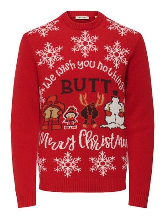 Only & Sons Rundhalspullover ONSX-MAX SNOW REG CREW KNIT