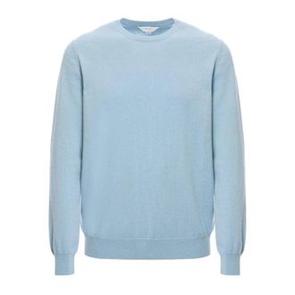 Malo Pull en Cachemire Col Rond - Homme - Pulls - Bleu - Taille: M