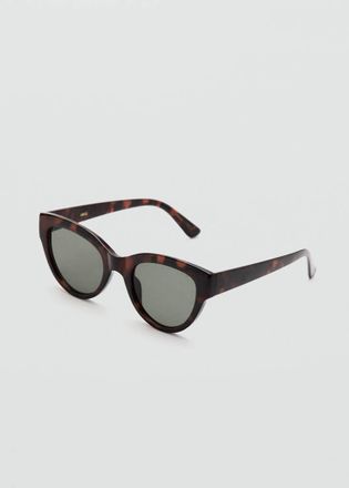 Mango Lunettes de soleil cat-eye chocolat - Femme - Taille unique - MANGO