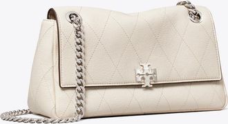 Tory Burch Damen Kleine gesteppte Charlie Schultertasche