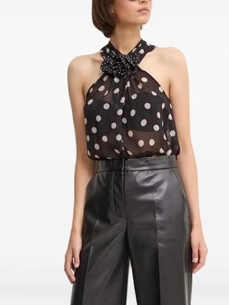 Sandro Ferrone haut à pois - Noir