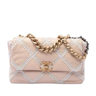 Chanel Pre-owned 19 Flap Bag - - Pre-owned - Damen - Beige - ONE SIZE