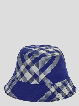 Burberry Caps & M&uuml;tzen - Wool-Blend Hat - Gr. M - in Blau - f&uuml;r Damen