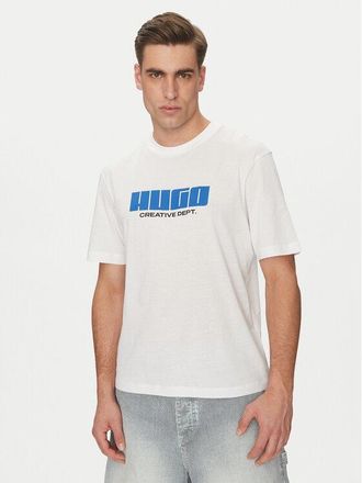 HUGO BOSS T-Shirt Newromi 50542934 Wei&szlig; Regular Fit