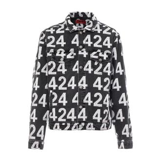 424 Klassische Denimjacke - - Jackets - Herren - Schwarzk - L