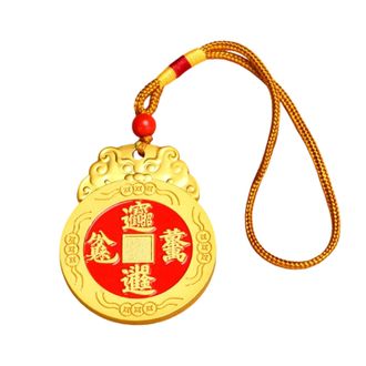 Generico Tai Sui Schutzanh&auml;nger 2026, Goldlegierung, tragbar, f&uuml;r chinesische Heimdekoration, Tai Sui China Schutzkarte, f&uuml;r M&auml;nner, Mama, Papa, Gro&szlig;eltern, Eh