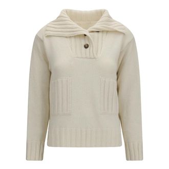adidas by Stella McCartney Rippstrickpullover von Ella - - Sport - Damen - Wei&szlig; - S