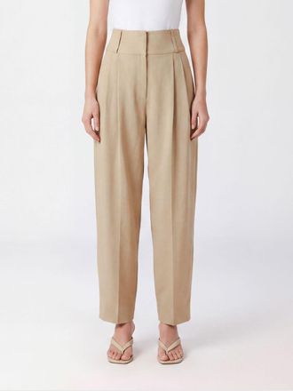 Toteme Weit geschnittene Hose aus Wollmischung mit hoher Taille und verdecktem Verschluss