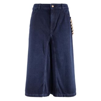 Nenette Gonna pantalone - - Trousers - Damen - Blau - W29