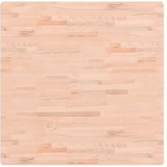 vidaXL Dessus de table 90x90x2,5 cm carré bois massif de hêtre Vidaxl
