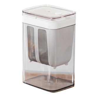 Generic Joghurtsieb mit Extra Feinmaschigem Siebbeutel, Transparenter Abdeckung, Multifunktionaler K&auml;sefilter