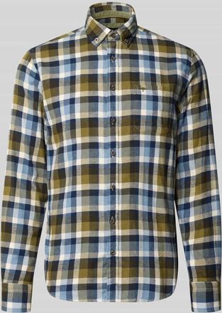 Fynch-Hatton Regular Fit Freizeithemd mit Logo-Stitching