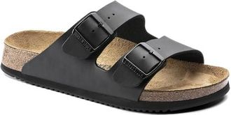 Birkenstock Classic Arizona Birko-Flor Mules unisexes pour adulte, Noir, 48 EU &Eacute;troit
