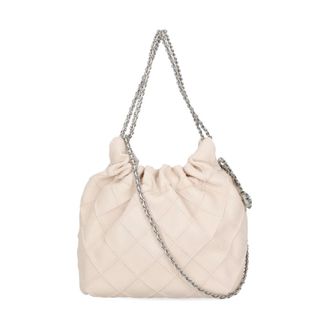 Tory Burch Femme, Sacs, Beige, Taille: ONE Size Fleming Mini Leather Shoulder Bag