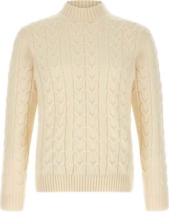 Zanone Rollkragenpullover - Wei&szlig;