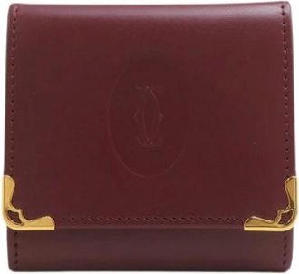 Cartier unisex, Pre-owned, Rouge, Taille: ONE Size Porte-monnaie / &Eacute;tui &agrave; monnaie Pre-owned