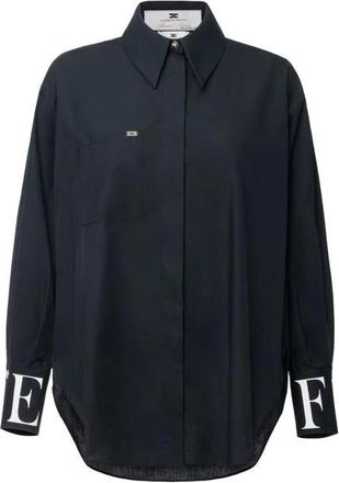 Elisabetta Franchi Damen, Blusen & Hemden, Schwarzk, MGr&ouml;&szlig;e