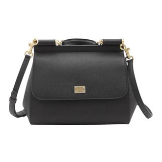 Dolce & Gabbana Femme, Sacs, Noir, Taille: ONE Size Grand sac &agrave; main Sicily