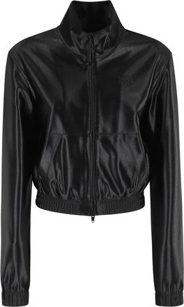 Alexander Wang Femme, Vestes, Noir, Taille: 38 FR Leather Vestes