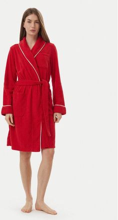 Lauren Ralph Lauren Bademantel ILN02564 Rot