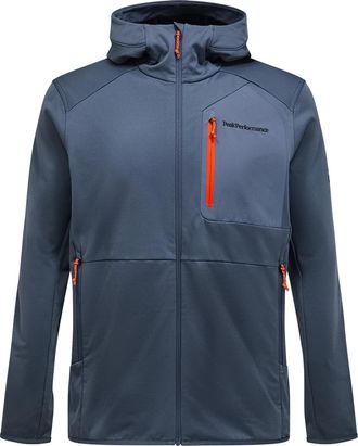 Peak Performance Herren Utility Light Hoodie Jacke, mountain mist-mountain mist, XL