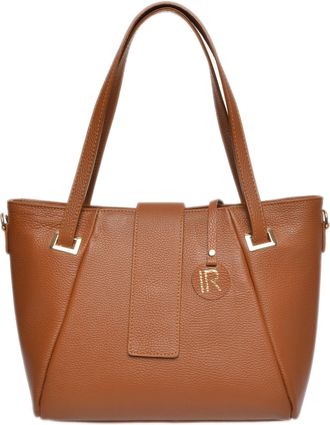 Isabella Rhea Braun Rindsledertasche