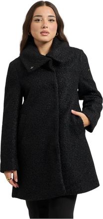 Yes-Zee YES Zee, Femme, Manteaux, Noir, Taille: 44 FR Manteau Crois&eacute;