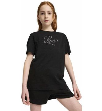 Puma Essential Script Jr - T-Shirt - M&auml;dchen