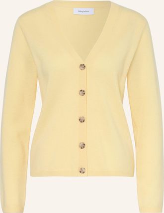 Darling Harbour Darling Harbour Strickjacke Aus Cashmere gelb