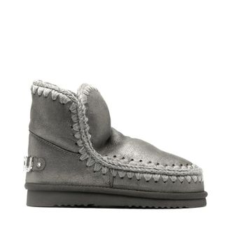Mou Eskimo 18 Rhinestone Logo Boot - Femme - Chaussures - Gris - Taille: 37 EU