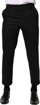 Dolce & Gabbana Homme, Pantalons, Noir, Taille: S Pantalon de costume