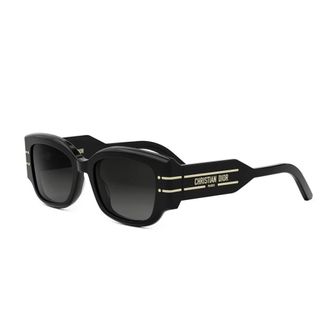 Dior Femme, Accessoires, Noir, Taille: 52 MM Lunettes de soleil Signature S13I