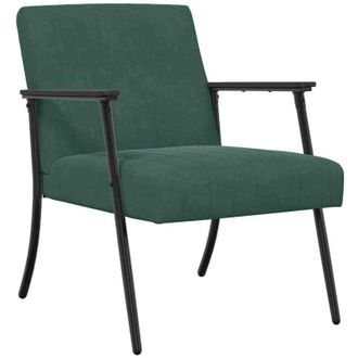 vidaXL Sessel Dunkelgr&uuml;n 59 x 75 x 78 cm Samt vidaXL
