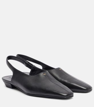 Khaite Ballerines slingback Celia en cuir