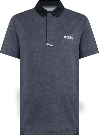 HUGO BOSS Homme, Tops, Gris, Taille: 2XL Polo &agrave; manches courtes avec logo