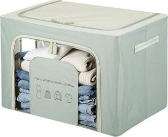 KASANOVA 1 KLEIDERSCHRANK 60X42X40 CM GRÜNE SCHRIFT, Polyester Eisen MDF-Faserplatte PVC-Kunststoff, Gemüse