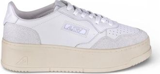 Autry Femme, Chaussures, Blanc, Taille: 38 EU Platform Low Baskets