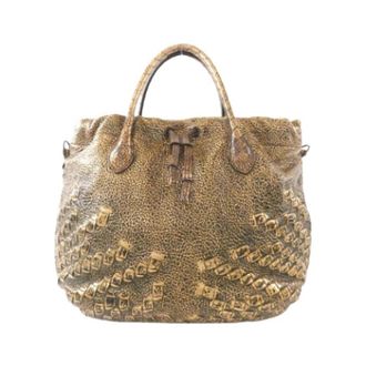 Bottega Veneta Pre-owned Leder Handtasche - - Pre-owned - Damen - Beige - ONE SIZE