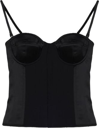 Liu Jo Femme, Tops, Noir, Taille: 38 FR Bustier Top