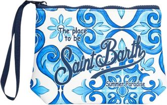 MC2 Saint Barth Homme, Sacs, Bleu, Taille: ONE Size Aline Scuba New Gordes Pochette