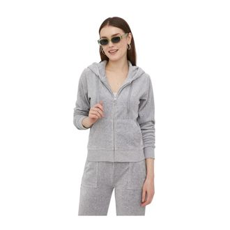 Juicy Couture Zip-through Hoodie - - Sweatshirts & Hoodies - Damen - Grau - XL