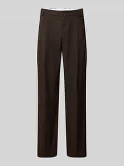 Mc Neal Straight Fit Stoffhose aus elastischem Viskose-Mix