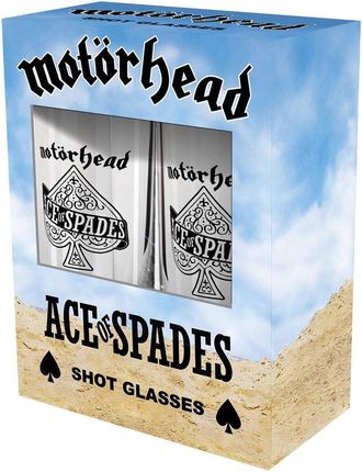 Motörhead Ace Of Spades Unisex Schnapsglas-Set klar Glas Alkohol & Party, Band-Merch, Bands